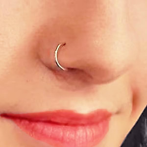 Fashion Art Jewelry Set of 3 Mismatched Small Huggie Hoop Earrings Gold Filled 22 GA Mini Hoops For Cartilage Helix Tragus Nose Ring Hoop (7mm 8mm 9mm | 22 GA, 14K Yellow Gold Filled)