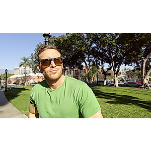 Eagle Eyes 3in1 Magnetic Polarized Sunglasses/Night Driving Clip-on With Computer Lens Base Frame - (Black/Clear)