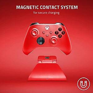 Razer Universal Quick Charging Stand for Xbox Series X|S: Magnetic Secure Charging - Perfectly Matches Xbox Wireless Controllers - USB Powered - Robot White (Controller Sold Separately)