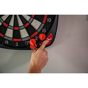 Arachnid SDB4000 Electronic Soft Tip Smart Dartboard with Online Game Play, Black (SDBC4000ARA)