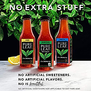 Pure Leaf Iced Tea, Unsweetened Black Tea, 18.5 Oz Bottles (12 Pack)