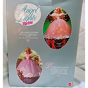 ANGEL LIGHTS BARBIE Doll TREE TOPPER - LIGHT UP ANGEL for Your TREE Top! Limited Edition (1993)