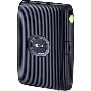 Fujifilm Instax Mini Link 2 Color Smartphone Printer - Soft Pink Instant Mini Film (40 Sheets) with Accessories Including Compatible Case with Strap, Photo Album, Stickers, Bundle