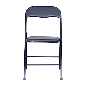 Flash Furniture 5 Piece Navy Folding Card Table and Chair Set