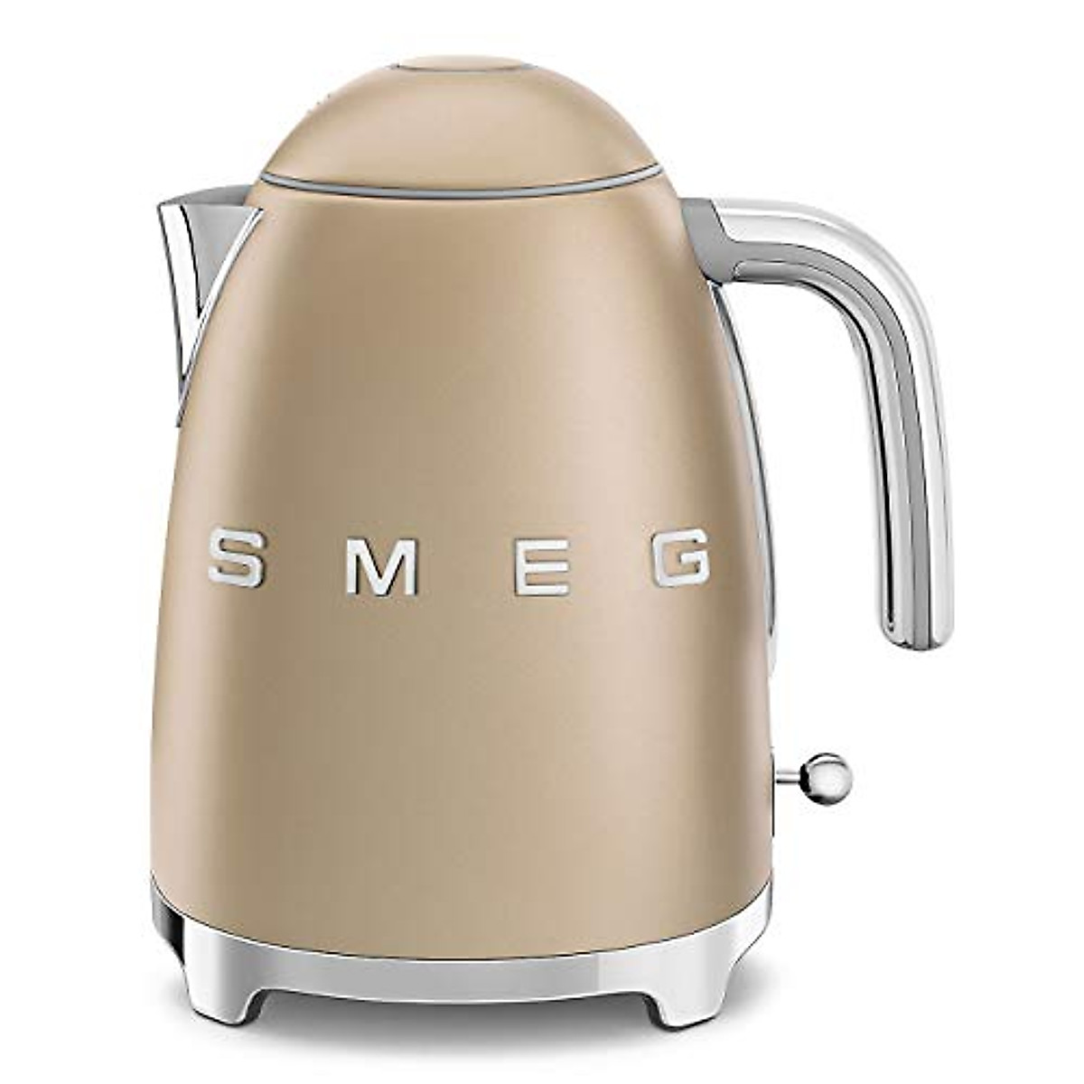 Smeg Electric Kettle Matte Champagne & 2-Slice Toaster Matte Champagne