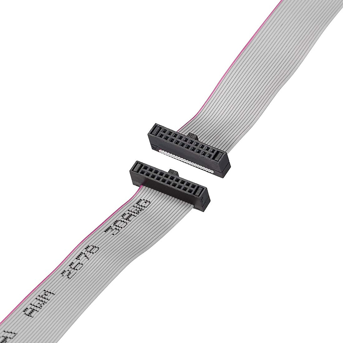 uxcell IDC Wire Flat Ribbon Cable FC/FC Female Connector A-Type 20Pins 1.27mm Pitch 20cm Length