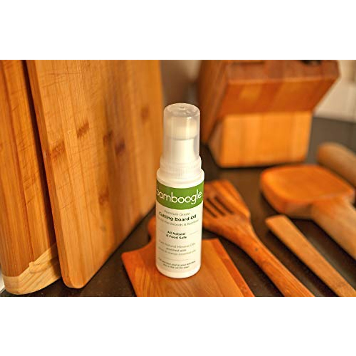 Bamboogle Butcher Block Mineral Oil - 2 Pack - No Mess Easy Applicator, white (VC2P-CBO-5)