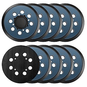 3 Packs 5 inch 8 Hole Hook and Loop Sander Pad Replacement Parts for DeWalt DWE64233 & N329079 Compatible with DWE6423/6423K, DWE6421/6421K, DWE6421-B2, DWE6421-B3, DWE6421-BR, DCW210B Orbital Sander