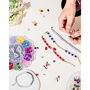 Goldwise Friendship Bracelet Making Kit for Fans -19 Colors(Album Inspired) 8mm Glass Beads for Jewelry Making,Letter Beads (A-Z),Varieties of Charms, DIY Crafts for Gifts Birthday