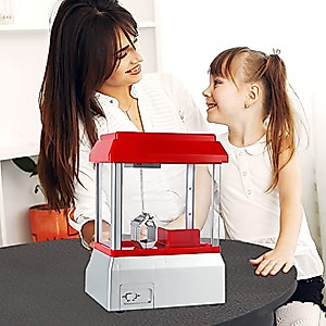 Claw Machine, Candy Claw Machine for Kids Table Top Arcade Games Machines Toy for Home Birthday Party Favors Valentines Day Easter Gift Stocking Stuffers for Boys and Girls Ages 8-12 with 24pcs Coins