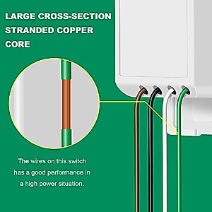 Smart Dimmer Switch by Martin Jerry | White, Supports LED, 2.4G WiFi, Voice Control via Echo & Google Home, a Neutral Wire is Necessary for Installation