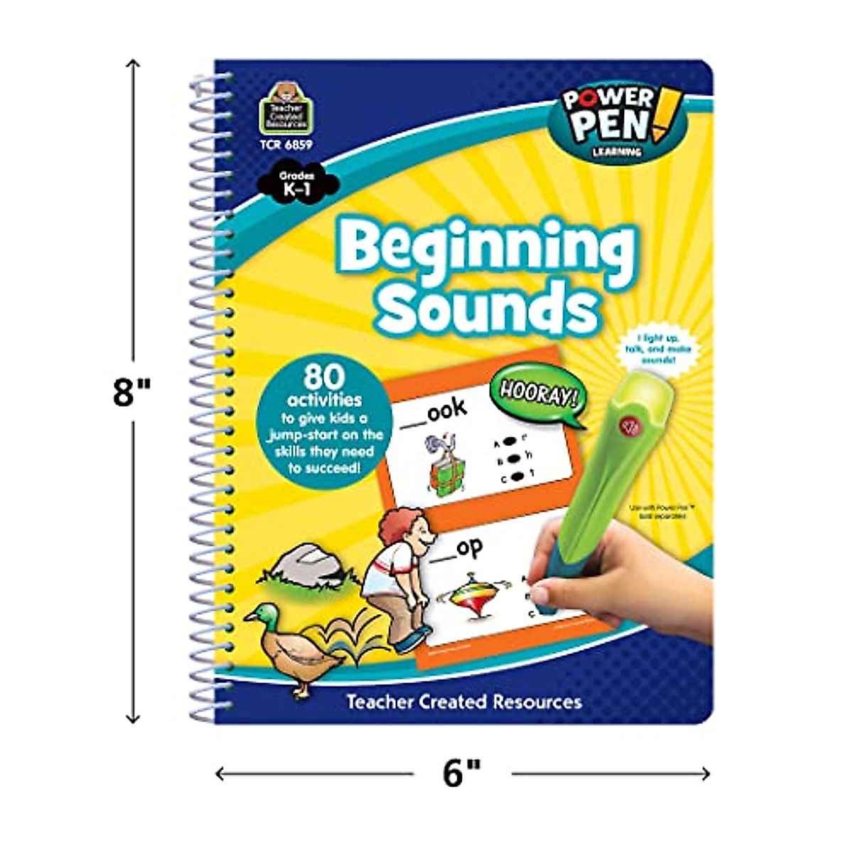 Teacher Created Resources Power Pen Learning Book, Beginning Sounds (6859)