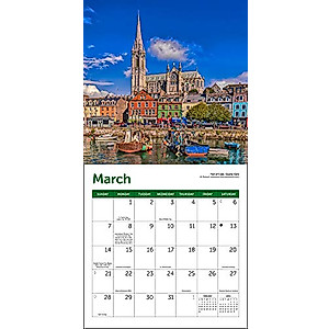 Ireland Mini Wall Calendar 2021, 7" x 7"