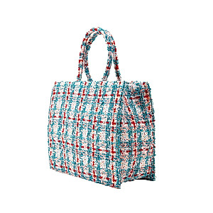 URBAN REVIVO Women's Fashion Tote Bag Large Capacity Handbag Shoulder Bag Top Handle Satchel Bags