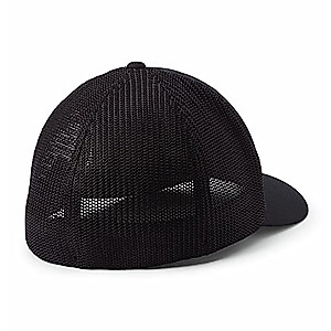 Columbia Mesh Ballcap, Black/White, Large/X-Large