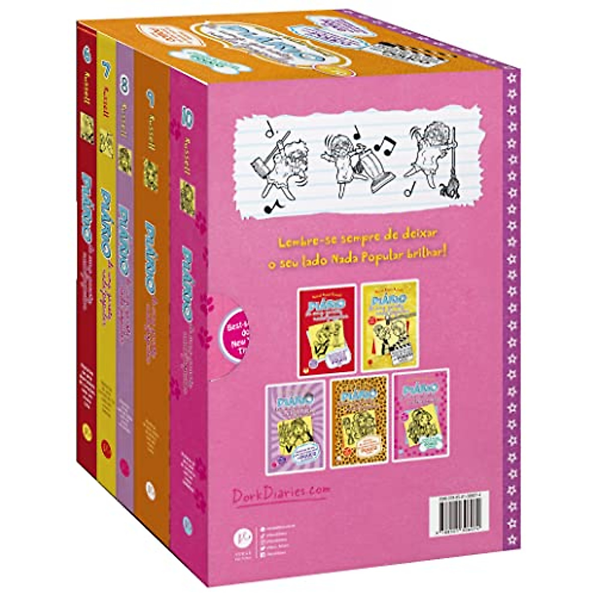 Box Diário de uma garota nada popular (Vol. 6 a 10 - Edição de bolso)