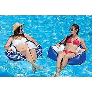 Poolmaster Catalina Water Chair Swimming Pool Float, 2 Pack