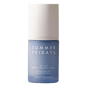 Summer Fridays Jet Lag Deep Hydration Serum - Hydrating Face Serum for Dry Skin with Glycerin & Squalane - Helps Soothe Skin and Improve the Appearance of Fine Lines & Wrinkles - Fragrance Free (1 Oz)