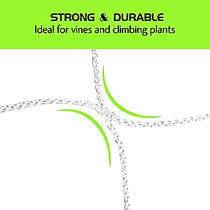 YXNBIIN Heavy Duty Trellis Netting Roll - 5ft × 750ft Soft Mesh Support Garden Netting Bulk Roll for Climbing Plants, Grape Racks, Cucumbers, Melons, Vine Vegetables, Fruits, and Flowers