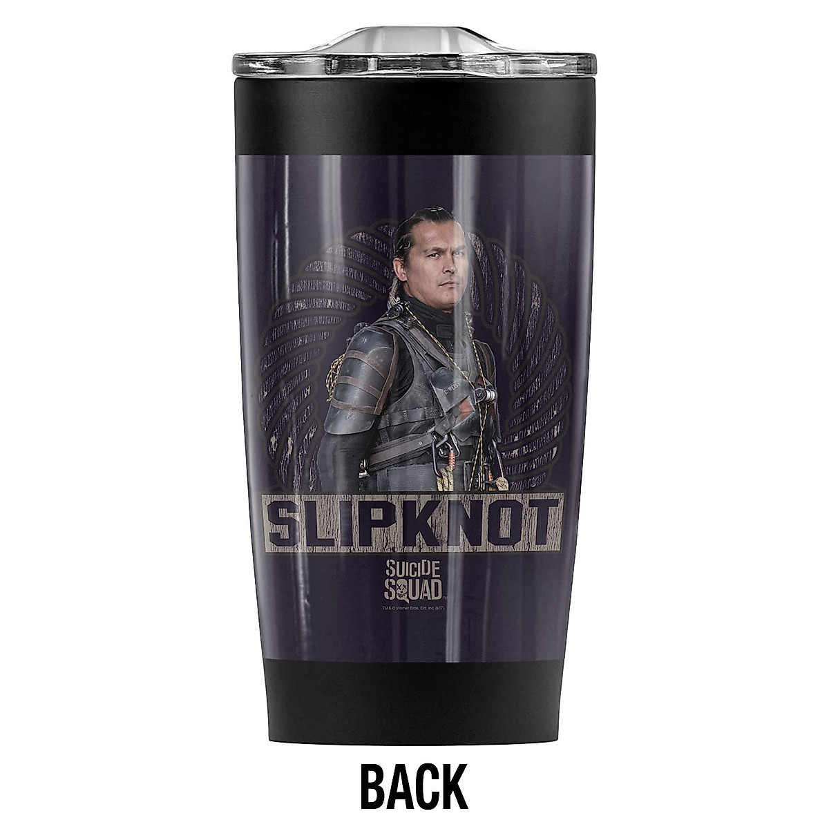 Logovision Suicide Squad Slipknot Rope Stainless Steel Tumbler 20 oz Coffee Travel Mug/Cup, Vacuum Insulated & Double Wall with Leakproof Sliding Lid | Great for Hot Drinks and Cold Beverages