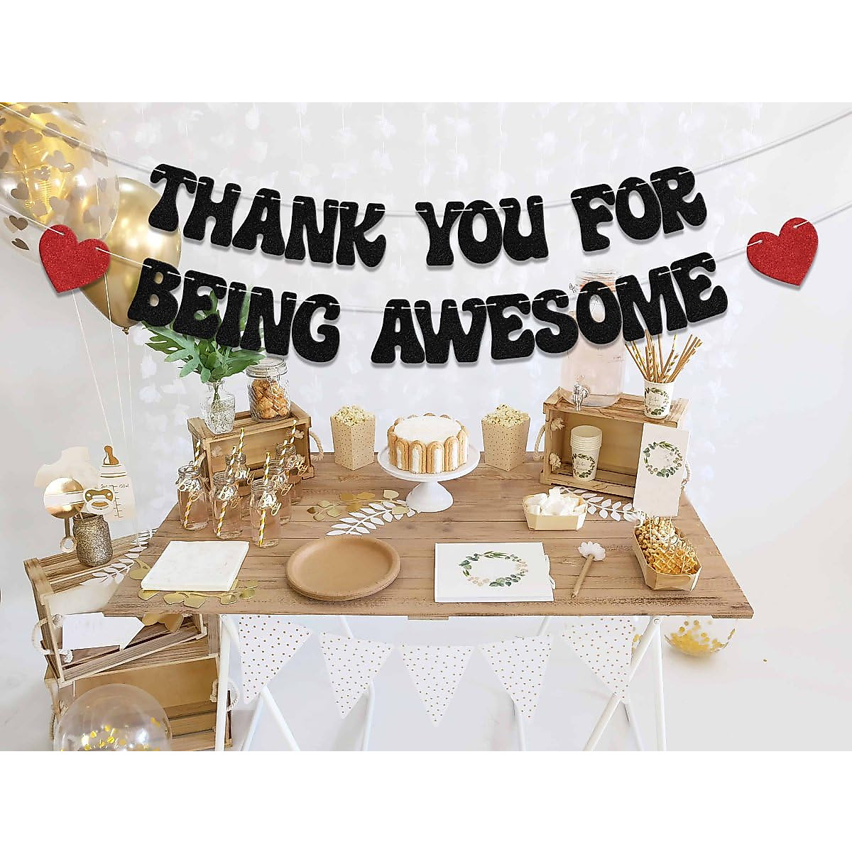 Thank You for Being Awesome Banner We Appreciate You Banner Teacher Employee Appreciation Decorations Job Change Going Away Party Decor Supplies