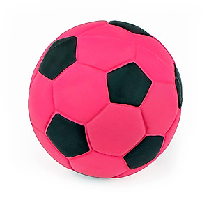 CHIWAVA 3PCS 2.7'' Squeak Latex Dog Toy Football Chew Fetch Throw Ball for Medium Dogs Interactive Play