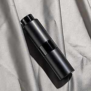 owlyee 20ML Perfume Atomizer, Travel Cologne Spray Bottle, Mini Empty Sprayer Dispenser (Black, 1PCS)