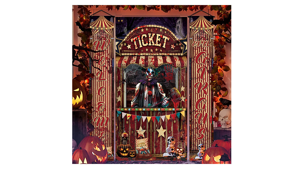 Creepy Carnival Halloween Decorations | Scary Ticket Booth