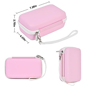 Grapsa Case Compatible with ESOXOFFORE for Dylanto for Anchioo for WEEFUN for GKTZ for Amzelas for Mafiti Instant Print Camera for Kids, Film Camera Storage Holder Organizer bag (Box Only)- Pink