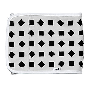 Nanit Breathing Wear Band – Works with Nanit Pro Baby Monitor to Track Breathing Motion Sensor-Free, Like Your Hand On Their Heart from Anywhere, 100% Cotton, Size Large, 3-24 Months, Pebble Grey