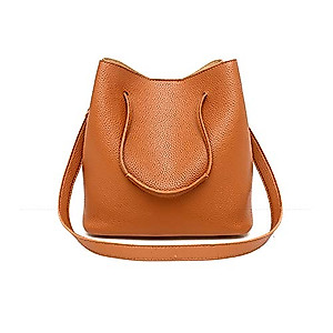 Andongnywell 4 Pack Women Handbag Set PU Leather Handbags Sets Tote Shoulder Bag Purse Card Holder 4pcs Set