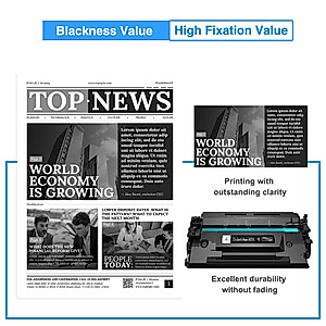 TRUE IMAGE Compatible Toner Cartridge Replacement for Canon 057H 057 CRG-057H Work with ImageCLASS MF445dw LBP226dw LBP227dw LBP228dw MF448dw MF449dw LBP226 MF445 Printer Ink (Black, 1-Pack)