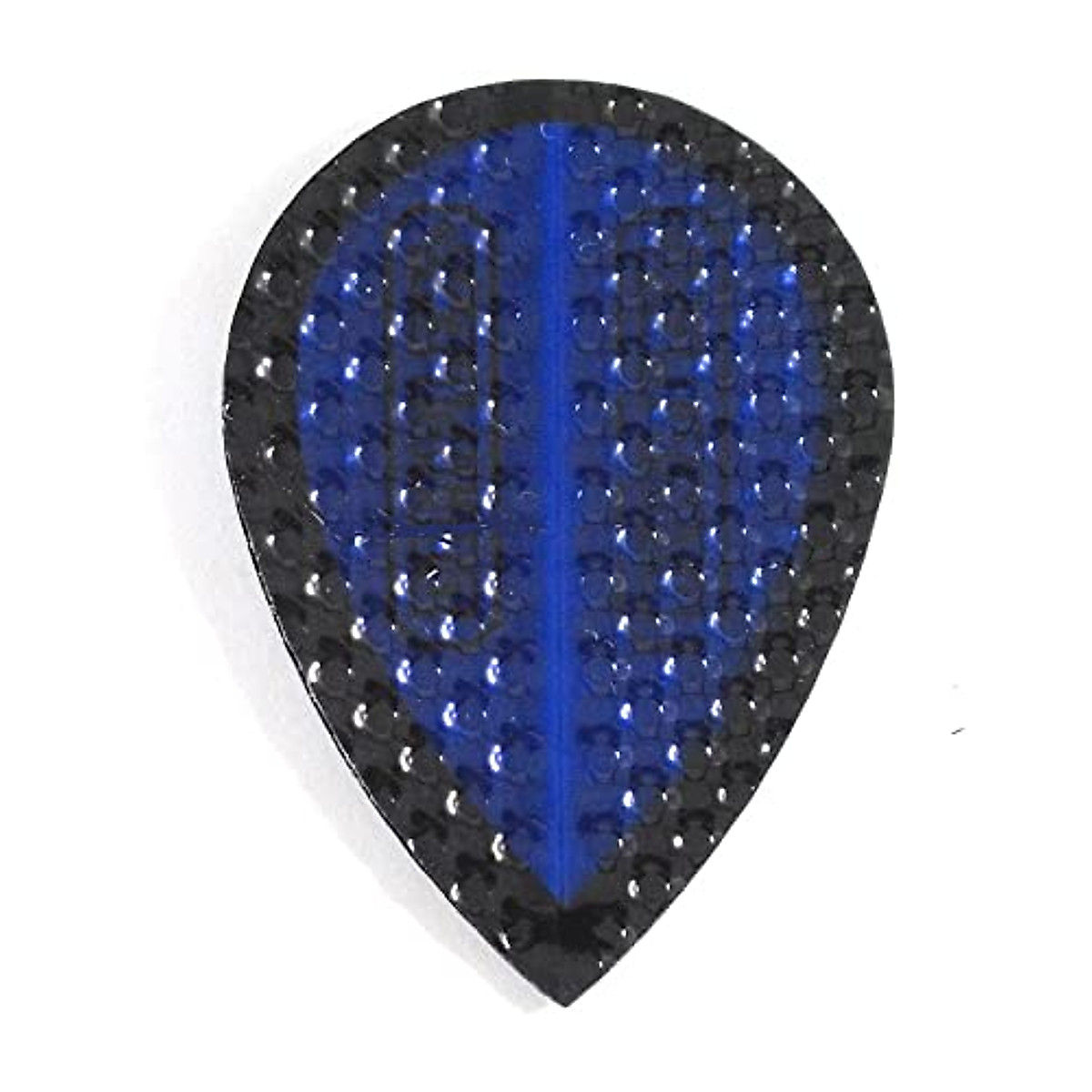 US Darts Dimplex Blue Pear Dart Flights - 3 Sets (9 Flights) - Improved Airflow