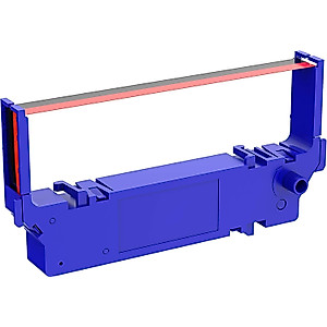 12 Pack Compatible SP700 Printer Ribbon B/R Replacement for Star RC-700BR SP-700BR SP-712 SP-742 Ink Ribbon, Black and Red