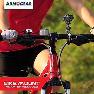 ArmoGear Kids Action Camera with Video Recording – Action Camera Mount on Bike, Helmet, or Laser Gun – Great Sports Accessory for Kids