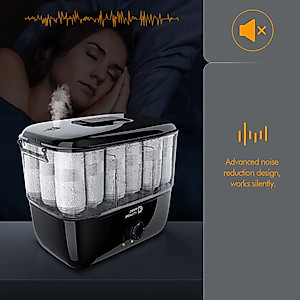 Towel Steamer-Hot Towel Warmer 600 W Tabletop Moist Towel Heater, Holds up to 18 Towels,30 Minute Auto Shut Timer,Professional Salon Equipment Towel Warmer for Facials,Spa,Barbers,Massage (Black)