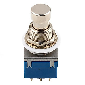 ESUPPORT 3PDT 9 Pins Box Stomp Guitar Effect Pedal Foot Switch True Bypass Metal Pack of 5