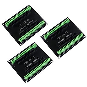 AITIAO 3Pcs ESP32 Breakout Board GPIO 1 into 2 for 38PIN Narrow Version ESP32 ESP-WROOM-32 Microcontroller Development Board