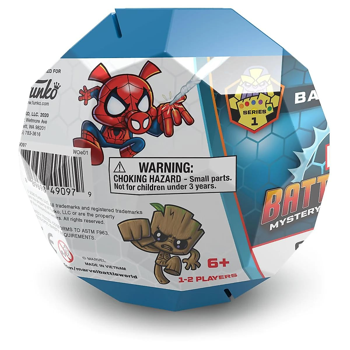 Funko Marvel Battleworld: Battle Ball Series 1 - Collectible Adventure Game, Ages 6 and Up