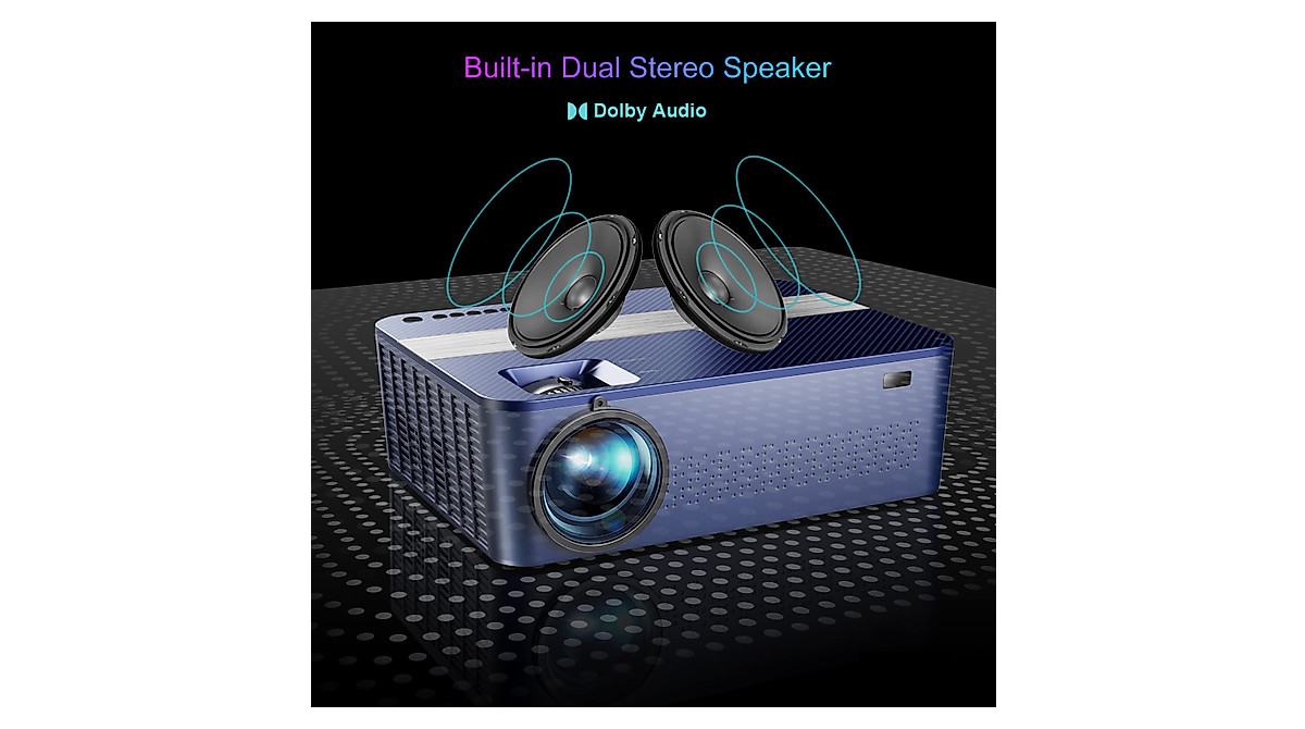 XNoogo 4K Outdoor Projector with WiFi & Bluetooth - 450" Display