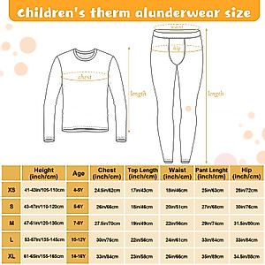 Silkfly 5 Set Boys Thermal Underwear Soft Fleece Lined Long Underwear Kids Base Layer Top Bottom Warm Set for Winter Skiing (Classic Black, Classic Gray, Medium)