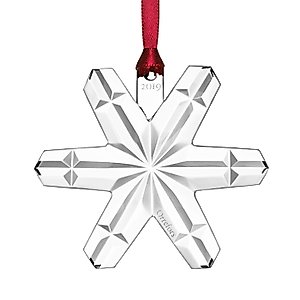 Orrefors 2019 Annual Snowflake Christmas Ornament