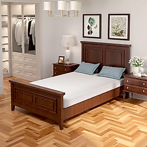 Full Size Mattress, Full Size Memory Foam Mattress with Breathable & Washable Cover, Memory Foam Mattress Full for Cooler Sleep Supportive & Pressure Relief, Full XL Mattress, Double Mattress, White