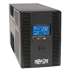 Tripp Lite Smart UPS LCD 1500VA Tower Line-Interactive 230V, 900W, 8 C13 Outlets, 2-Year Warranty (SMX1500LCDT)