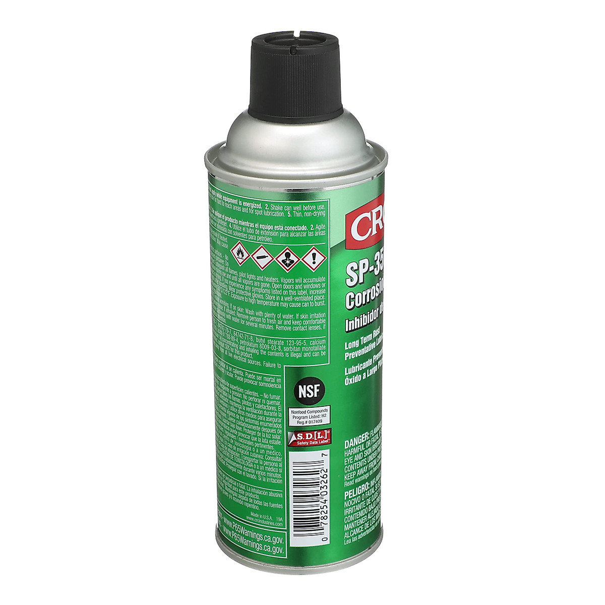 CRC SP-350 Corrosion Inhibitor 03262 - 11 Oz. Aerosol, Long Term Rust Prevention Lubricant for Indoor Applications