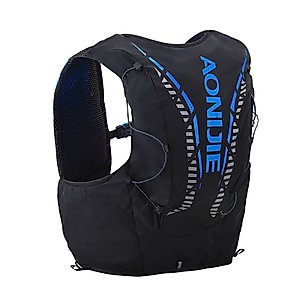 Trail Running Backpack,12L High Capacity Vest Bag,Designed for Trail Running(Blue S/M)
