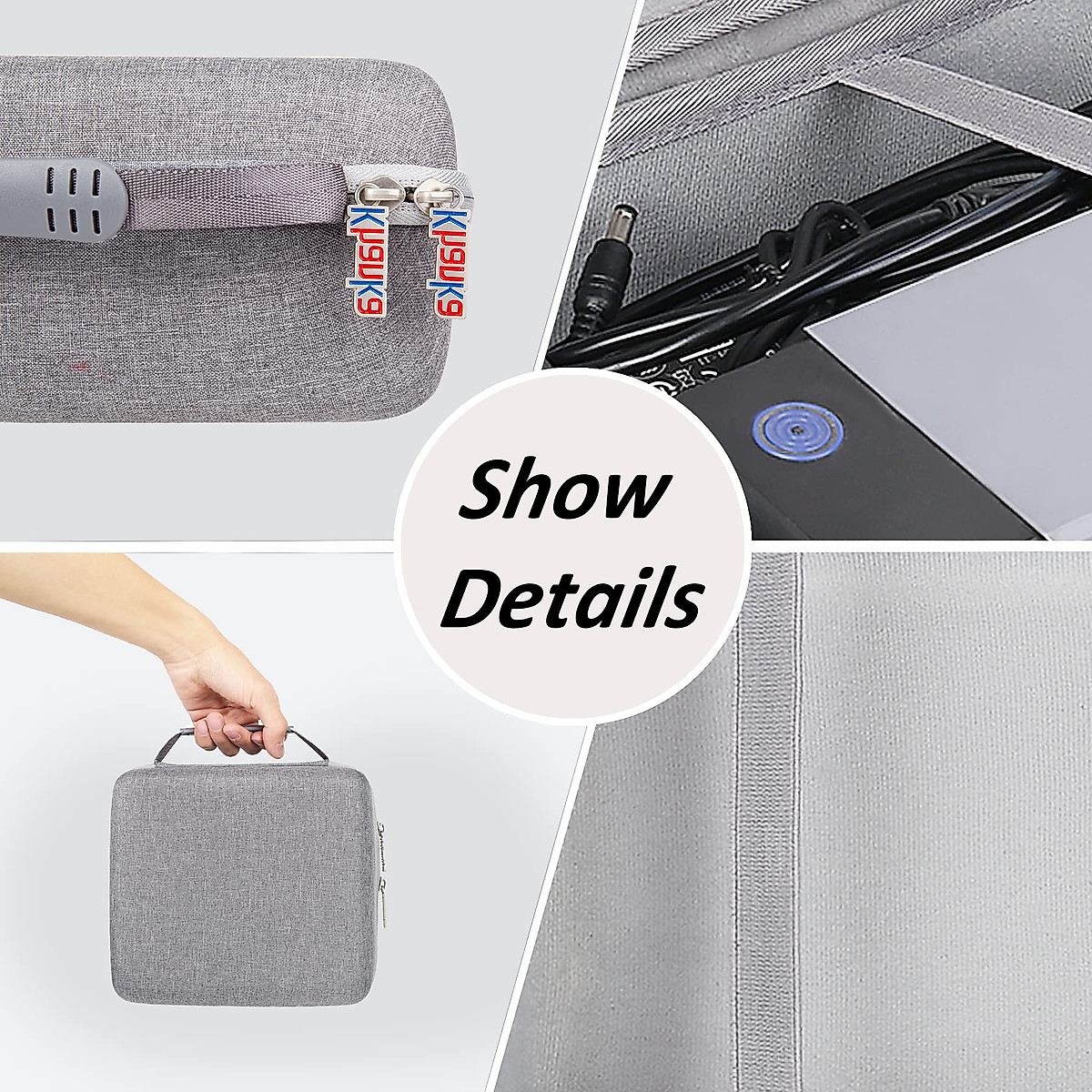 Khanka Hard Storage Case Replacement for Rollo Shipping Label Printer - Commercial Grade Direct Thermal High Speed Shipping Printer, Case Only