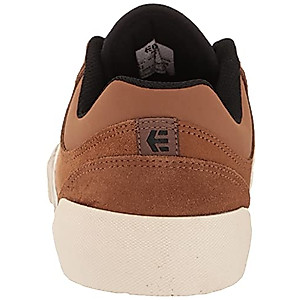 Etnies Men's Joslin Vulc Low Top Skate Shoe, Brown/Black, 12