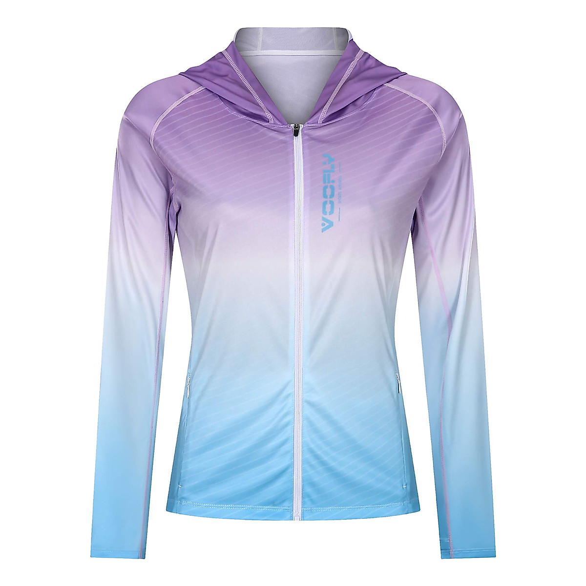Sun Shirts for Women Long Sleeve UV Protection Fall Hiking Shirt Fishing Apparel Purple L