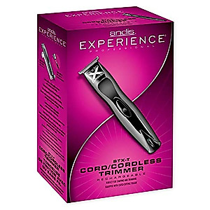 Andis Experience BTX-T Professional Cord/Cordless T-Blade Trimmer with 6 Attachment Combs (The Exclusive Brand by Andis) Model# 22985/BTF